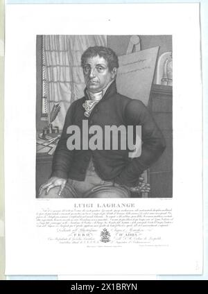 Lagrange, Joseph Louis Comte, - 19830422 PD102334 - Rechteinfo: Rights ...