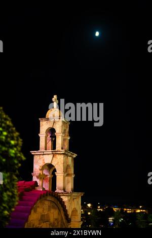 Small chapel under the night sky Stock Photo - Alamy