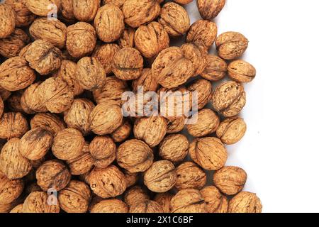 big wallnuts isolated on the white background Stock Photo - Alamy