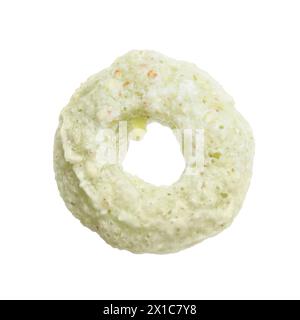 One tasty cereal ring isolated on white Stock Photo - Alamy