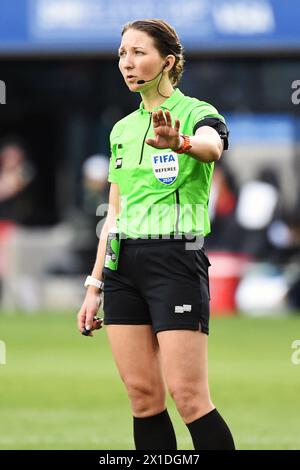 Columbus, Ohio United States. 9th April, 2024. Referee Danielle Chesky ...