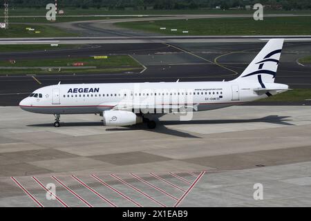 Greek Aegean Airlines Airbus A320-200 with registration SX-DVQ in Star ...