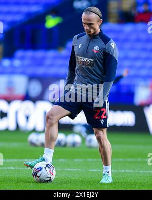 Kyle Dempsey of Bolton Wanderers ahead of the Bolton Wanderers v ...