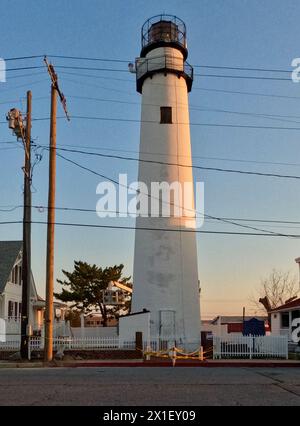 The Fenwick Island Lighthouse marks the Delaware-Maryland border ...