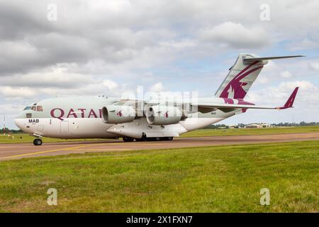 A7-MAB, a Boeing C-17 Globemaster III operated by the Qatar Emiri Air ...