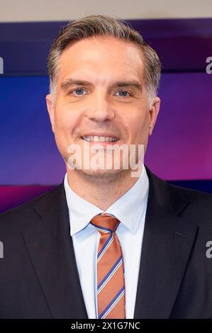 Frederik Pleitgen in der ARD-Talkshow maischberger im Studio Berlin ...