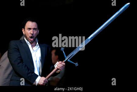 Vienna - "La donna del lago" rehearsals at Theater an der Wien on 6th ...