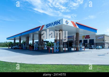 A SPARK Gas Station in Houston, Texas, USA Stock Photo - Alamy