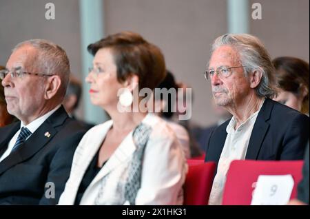 Austrian writer Peter Handke and his wife, actress Libgart Schwarz ...