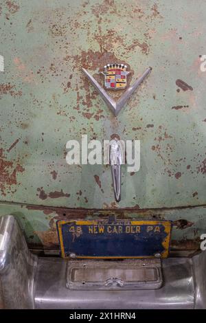 Rusty Cadillac Fastback Coupe 61 series Sedanette Produced in 1948 ...
