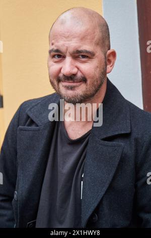 Austrian writer Thomas Glavinic during photo session at Cafe ...