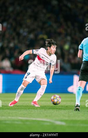 19 Lee KANG IN (psg) during the Ligue 1 McDonald's match between Paris ...