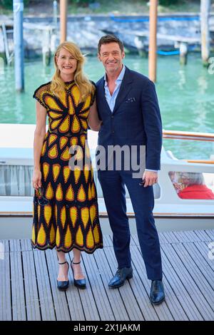 Laura Dern , Hugh Jackman 79th Venice Film Festival People at Lido ...