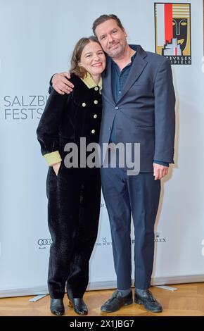 Press presentation for the play 'Jedermann' (Everyman - The play of the ...