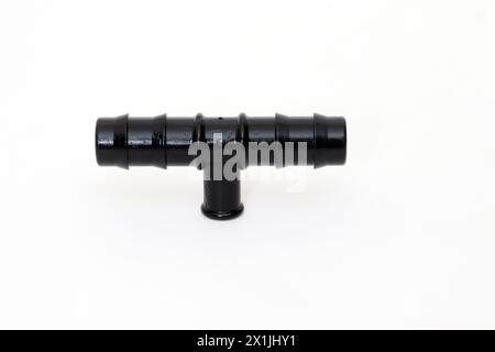 drip irrigation plastic connection attachment Stock Photo - Alamy