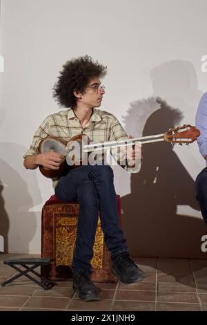 Persian tar, a long-necked waisted lute family string musical ...
