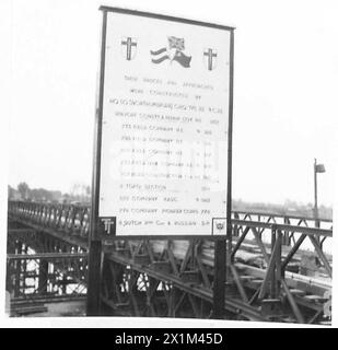 OPENING OF "TYNE" BRIDGE OVER THE RHINE - Two Russian boys who were ...