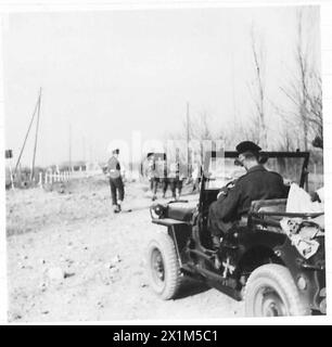 EIGHTH ARMY ADVANCE - Infantrymen of the 2nd Camerons, with supporting ...