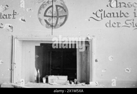 Naval Officers (left-right) Mark Deller, John Cunningham, Keith Beckett ...