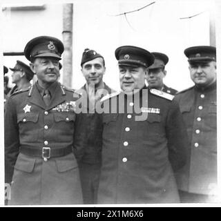 FIELD MARSHAL ALEXANDER MEETS RUSSIAN COMMANDERS - Marshal Tolbukhin ...