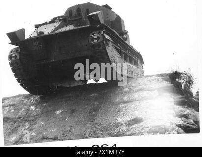 ROYAL TANK CORPS ON MANOEUVRES AT BOVINGTON - Light, medium and heavy ...