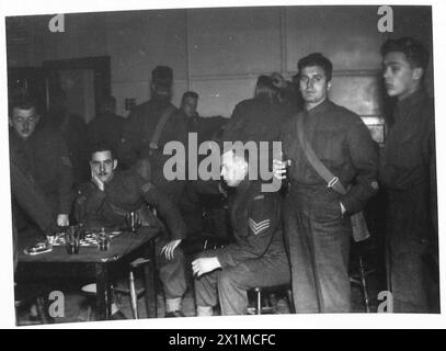 CANADIANS AT ALDERSHOT - In the Sergeant's Mess , British Army Stock ...