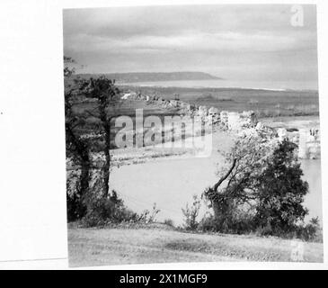 A photograph showing a demolished bridge in Flirey, Meurthe et Moselle ...