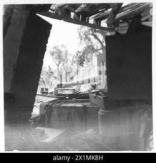 EIGHTH ARMY : VARIOUS - A German Mk V Panther tank hit and knocked-out ...