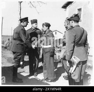 FIELD MARSHAL ALEXANDER INSPECTS UNITS OF ITALIAN ARMY IN TRAINING ...