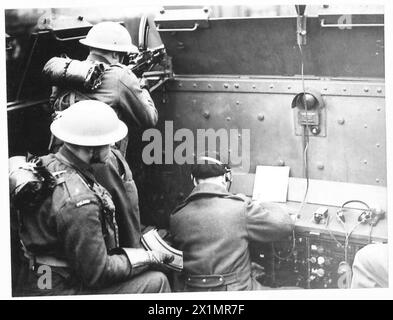 British Army radio operator during exercise, Britain, UK Stock Photo ...