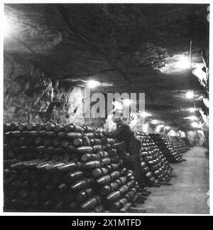 HUGE UNDERGROUND AMMUNITION DEPOT - Storage bays for shells in the ...