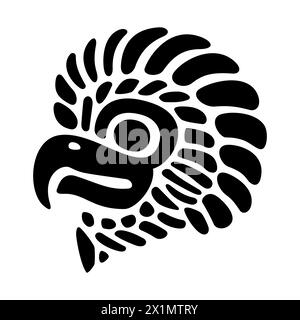 Cuauhtli, symbol for the golden eagle, and the fifteenth day sign of ...