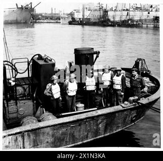 SMOKE GENERATOR FITTED TO TRAWLERS - The crew in working position for ...