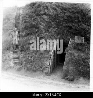 EIGHTH ARMY ADVANCE andGOTHIC LINE DEFENCES - A typical German dugout ...