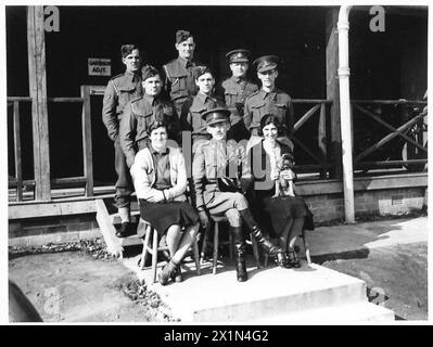 Major Scott, MC, at Aldershot Garrison with the Adjutant and Military ...
