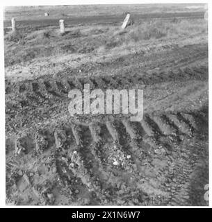 VEHICLE TRACKS - An impression made by a Mk. V Covenanter tank ...