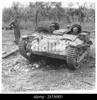 ITALY : THE ADVANCE THROUGH THE GUSTAV LINE - German tanks knocked out ...