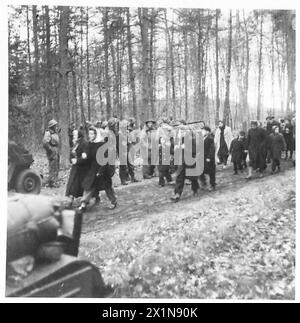 227 BRIGADE OVER THE ELBE - A German major is captured, British Army ...