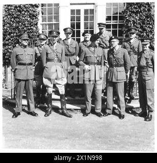 A VISIT TO AN ARMOURED DIVISION - Officers of an Armoured Division ...