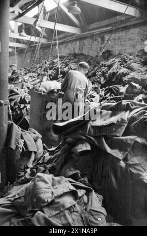 In 1942, British salvage workers sorted household scraps in trolleys ...