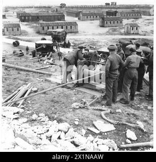 MOVING GUNS OR GUN BUCKING - Lowering a 6-inch Gun Shield weighing 10 ...