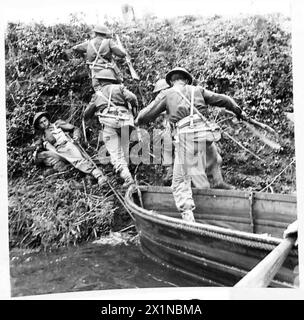 Fifth Army Crossing The Volturno - British Infantry crosses a Pontoon ...
