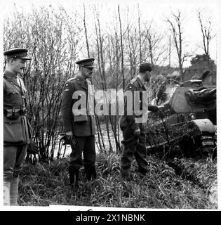 TANKS IN ACTION - The Commanding Officer and other officers of an ...