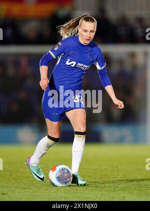 Chelsea's Aggie Beever-Jones during the UEFA Women's Champions League ...