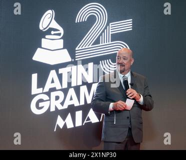 MIAMI, FLORIDA - APRIL 17: David Whitaker speaks on stage during the ...