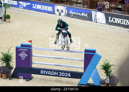 Khaled Almobty of Saudi Arabia with Spacecake during the Longines FEI ...