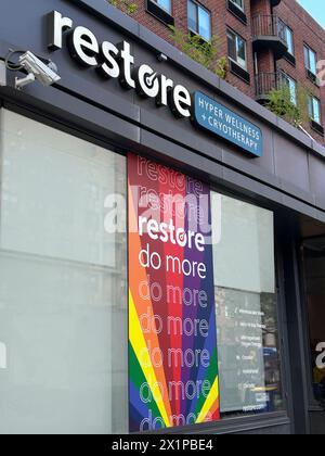 Restore Hyper Wellness and Cryotherapy, exterior view, New York City ...