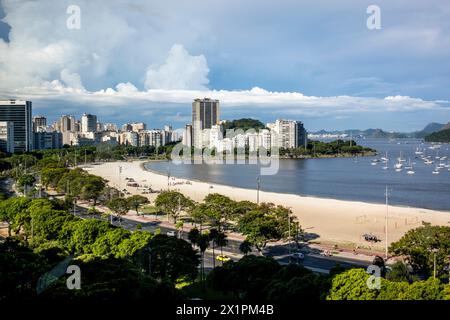 Views of Botafogo Beach From The Cafe at The Botafogo Praia Shopping ...