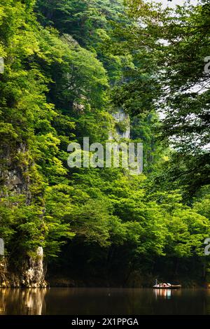 Geibikei gorge, Boat riding activity, historic and scenic sites natural ...