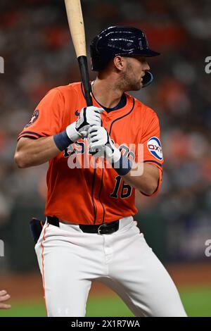 Houston Astros third base Grae Kessinger (16) gets the out during the ...